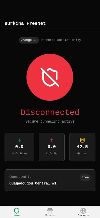 Burkina FreeNet App