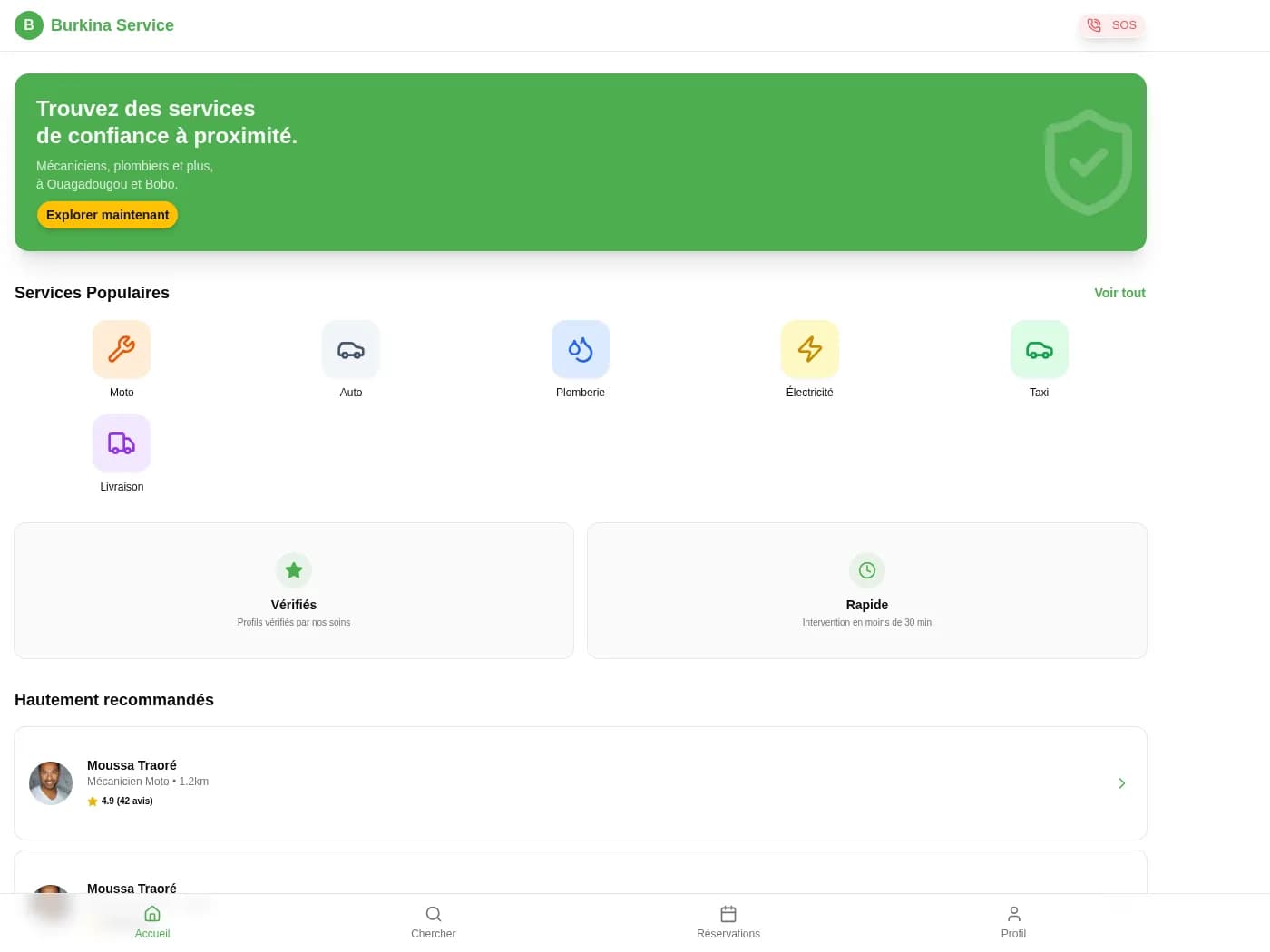 Burkina Service Connect