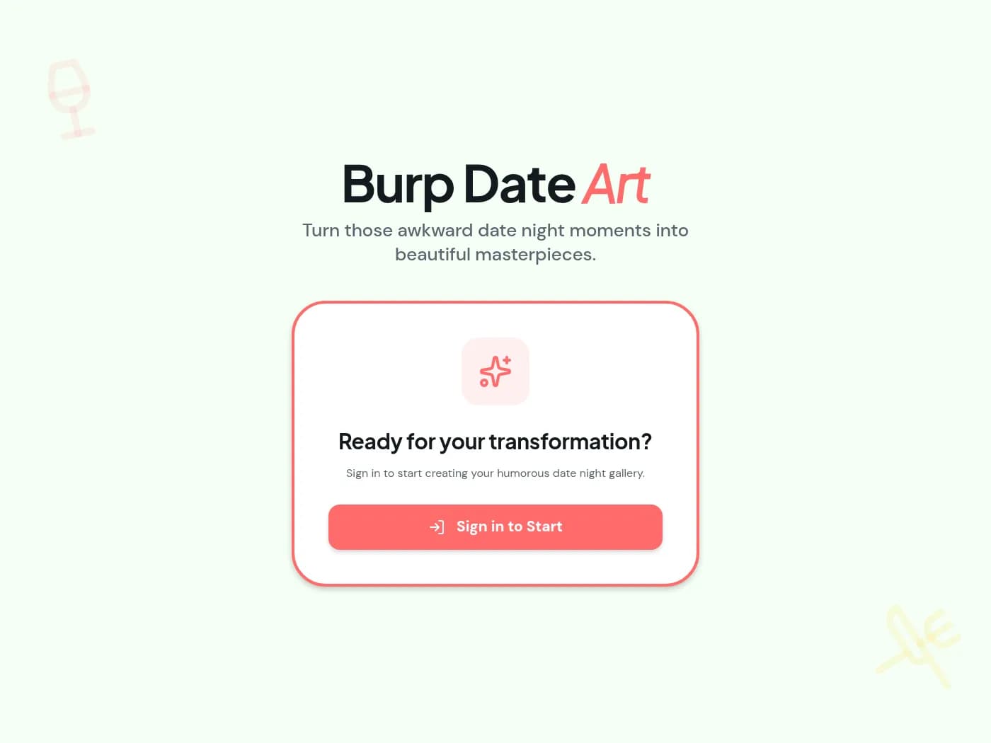 Burp Date Night Art