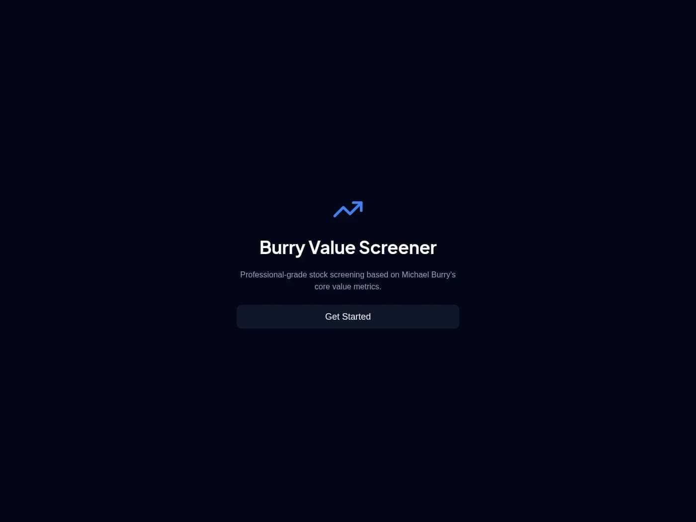 Burry Value Screener