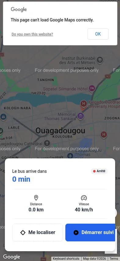 BusRoute Live Tracker