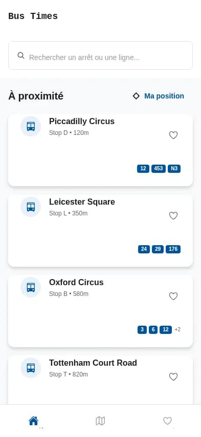 Bus Times Clone
