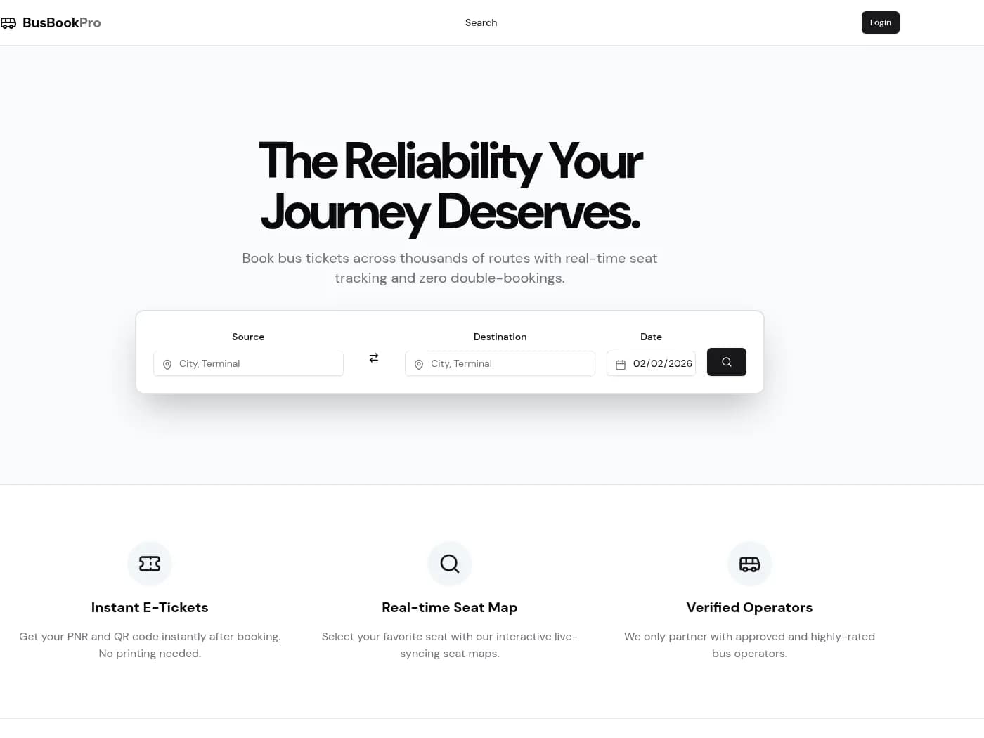 BusBook Pro Platform