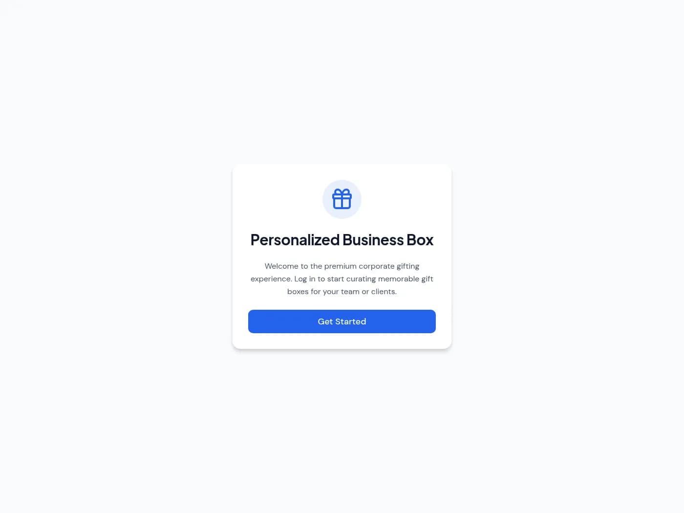 Personalized Business Box