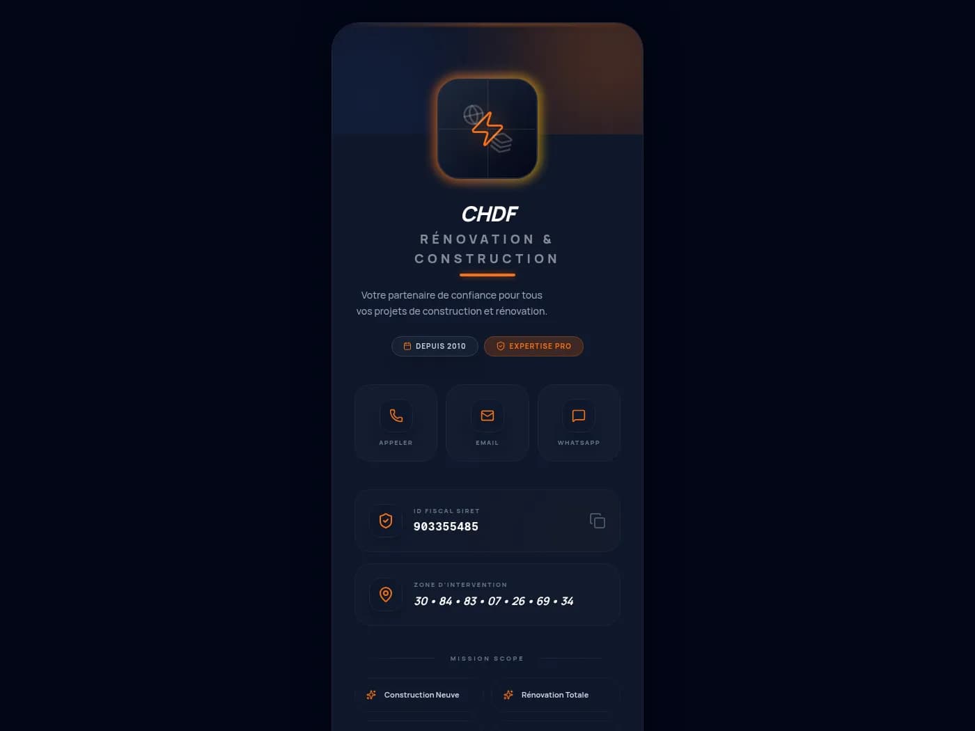 Business Card Builder