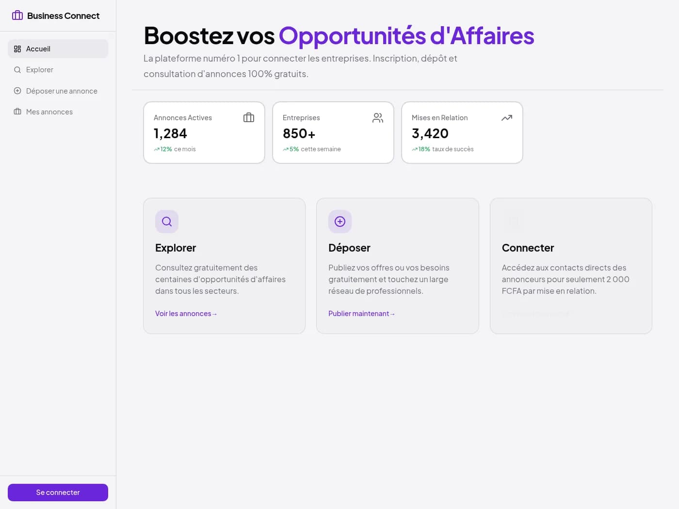 Business Connect Platform