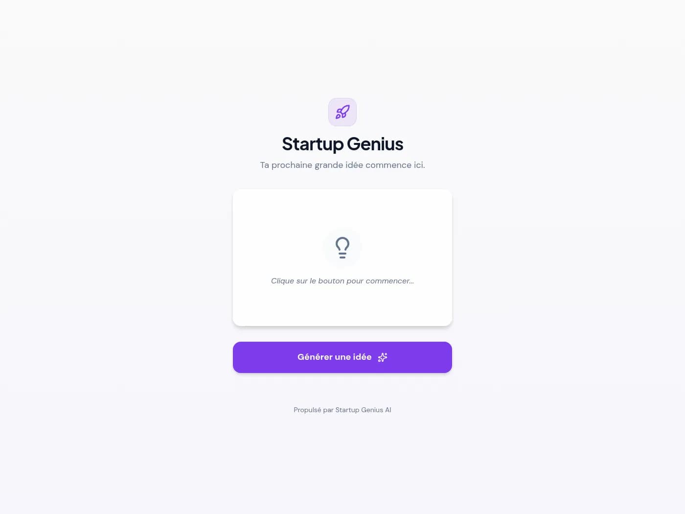 Startup Idea Generator