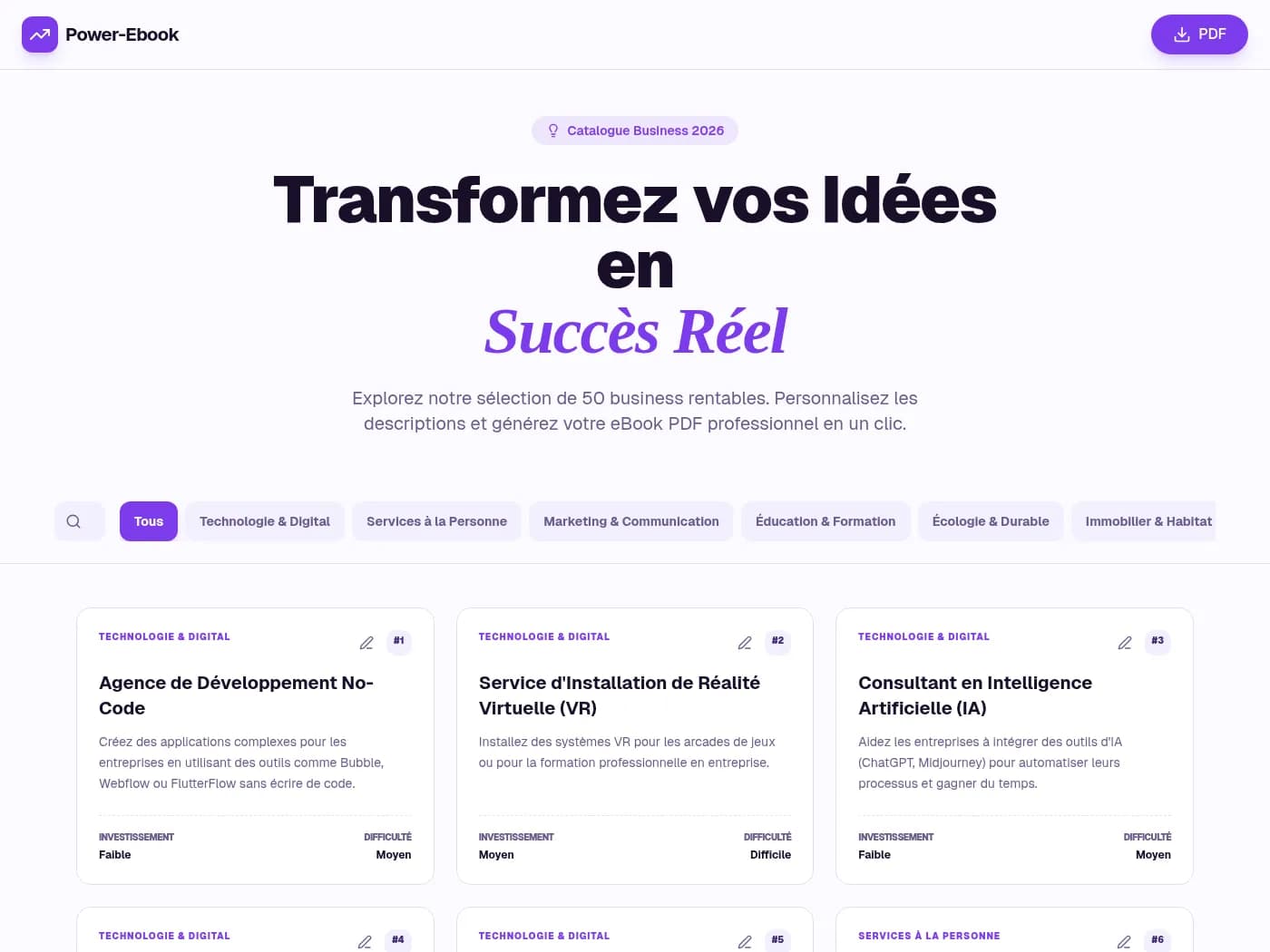 50 Business Ideas PDF