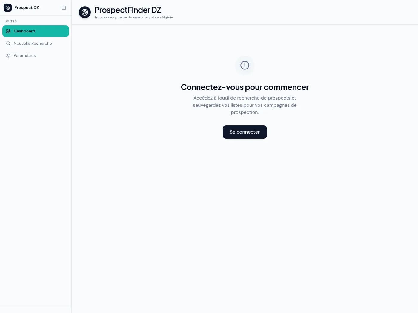 SiteLess Prospects Finder