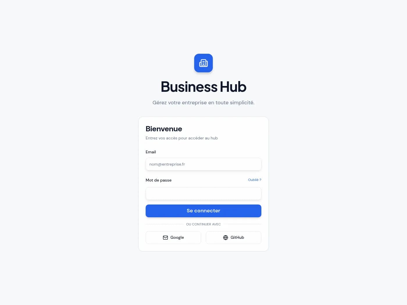 Business Management Hub