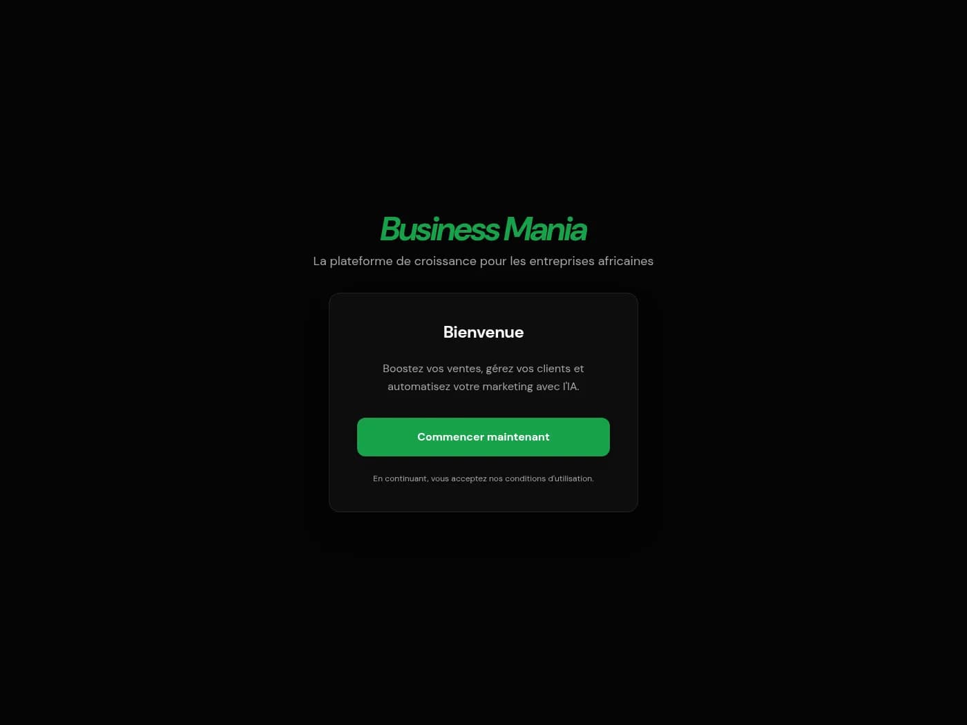 Business Mania Platform
