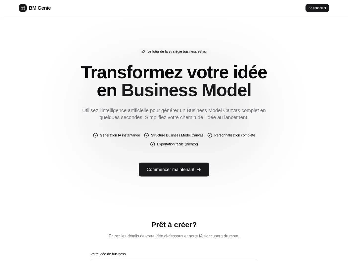 Business Model Genie
