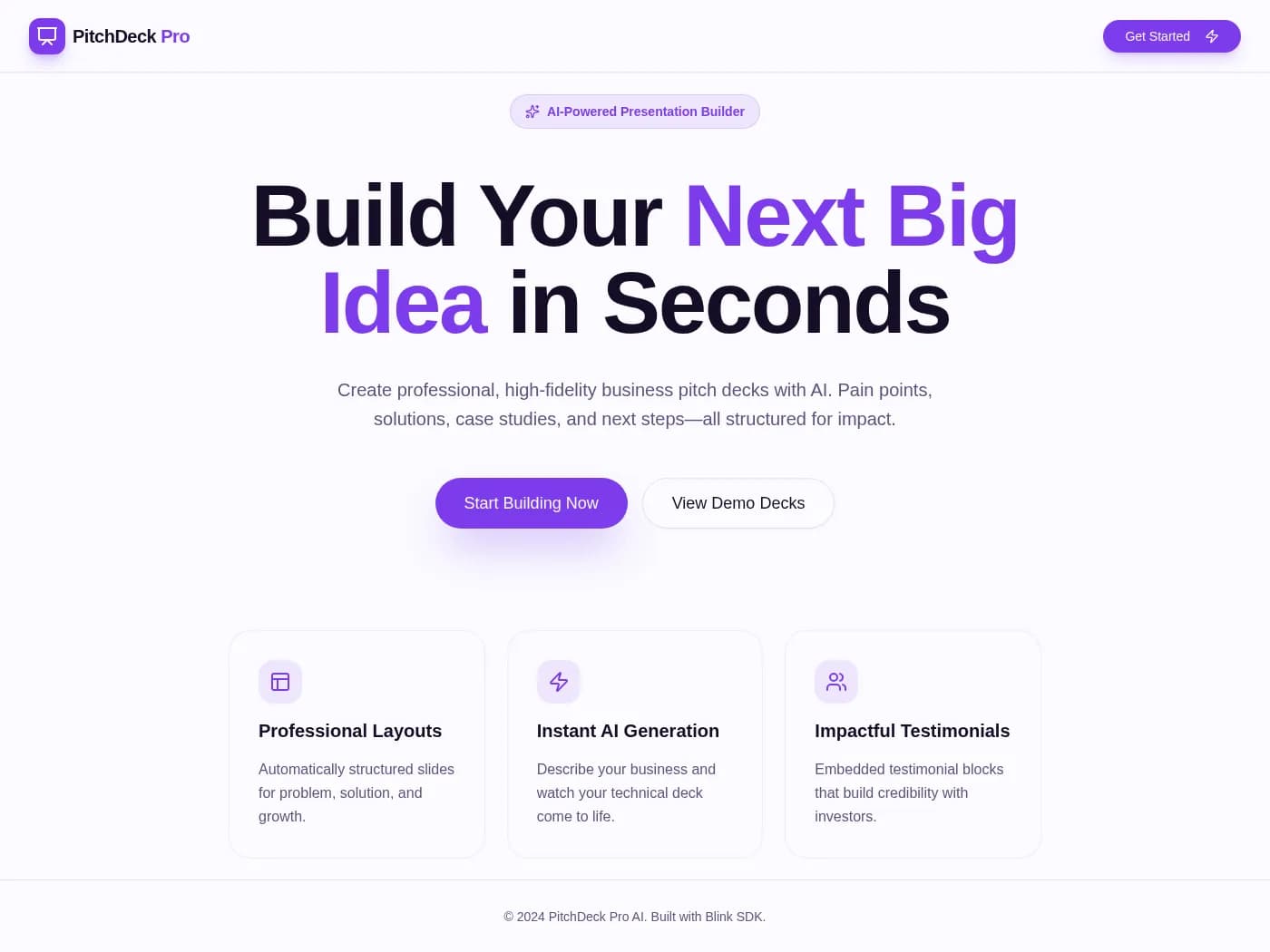 PitchDeck Pro