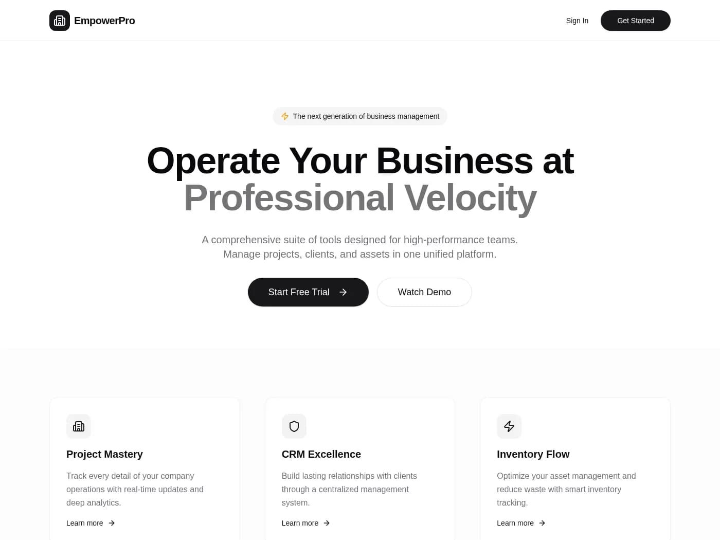EmpowerPro Company Tools