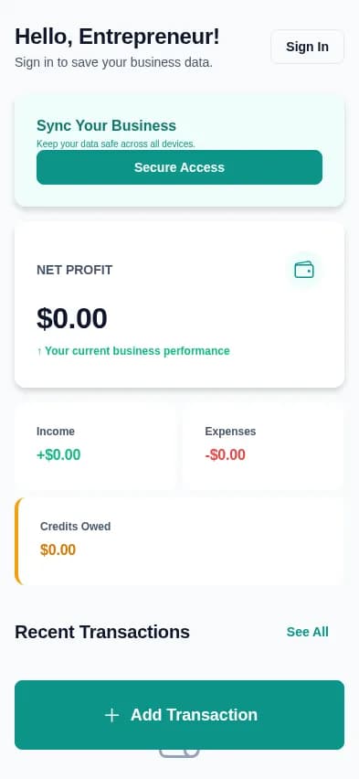 Business Tracker App