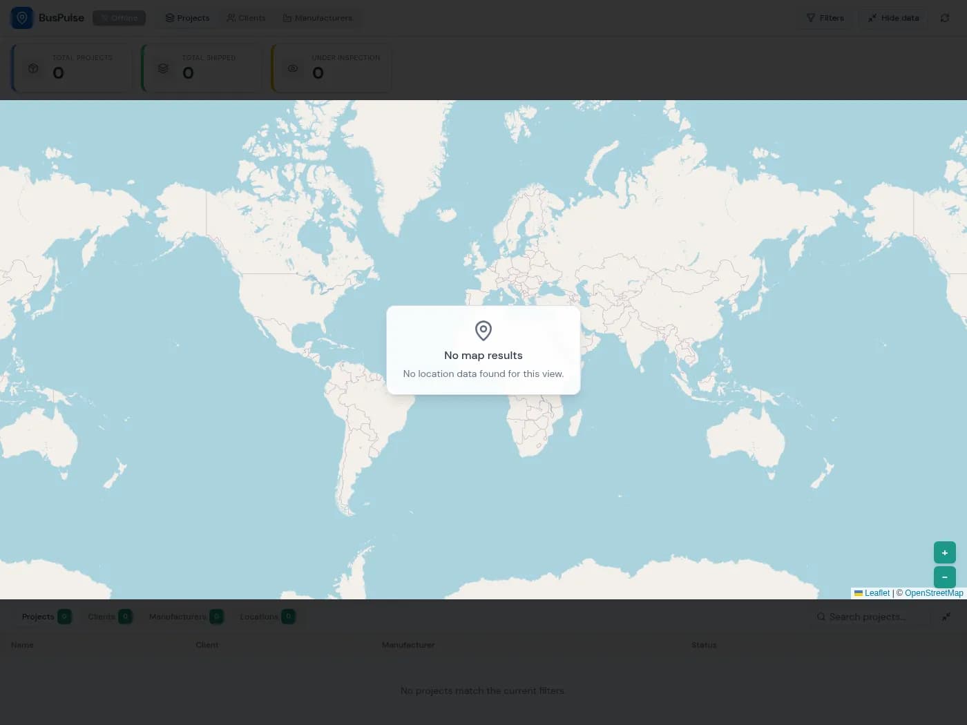 BusPulse Map Workspace