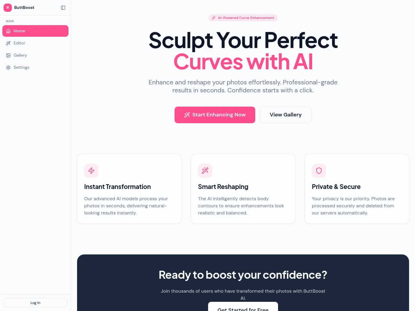 ButtBoost AI Editor