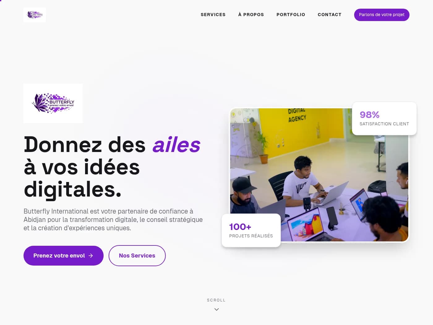 Butterfly Digital Agency Site