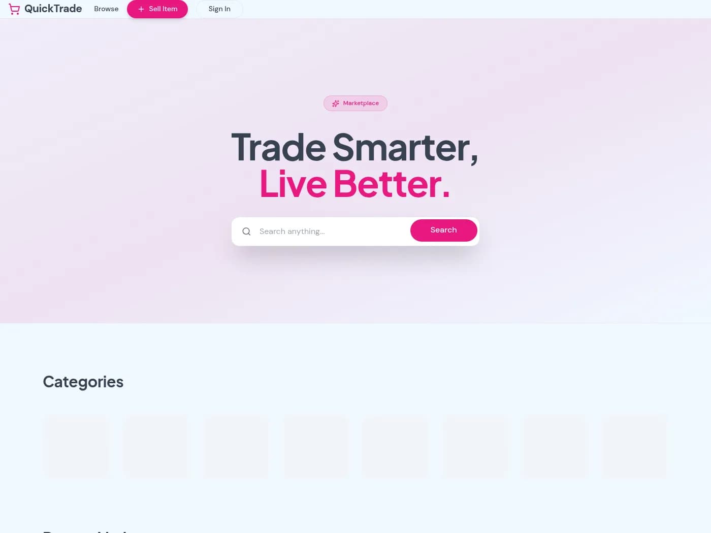 QuickTrade Hub