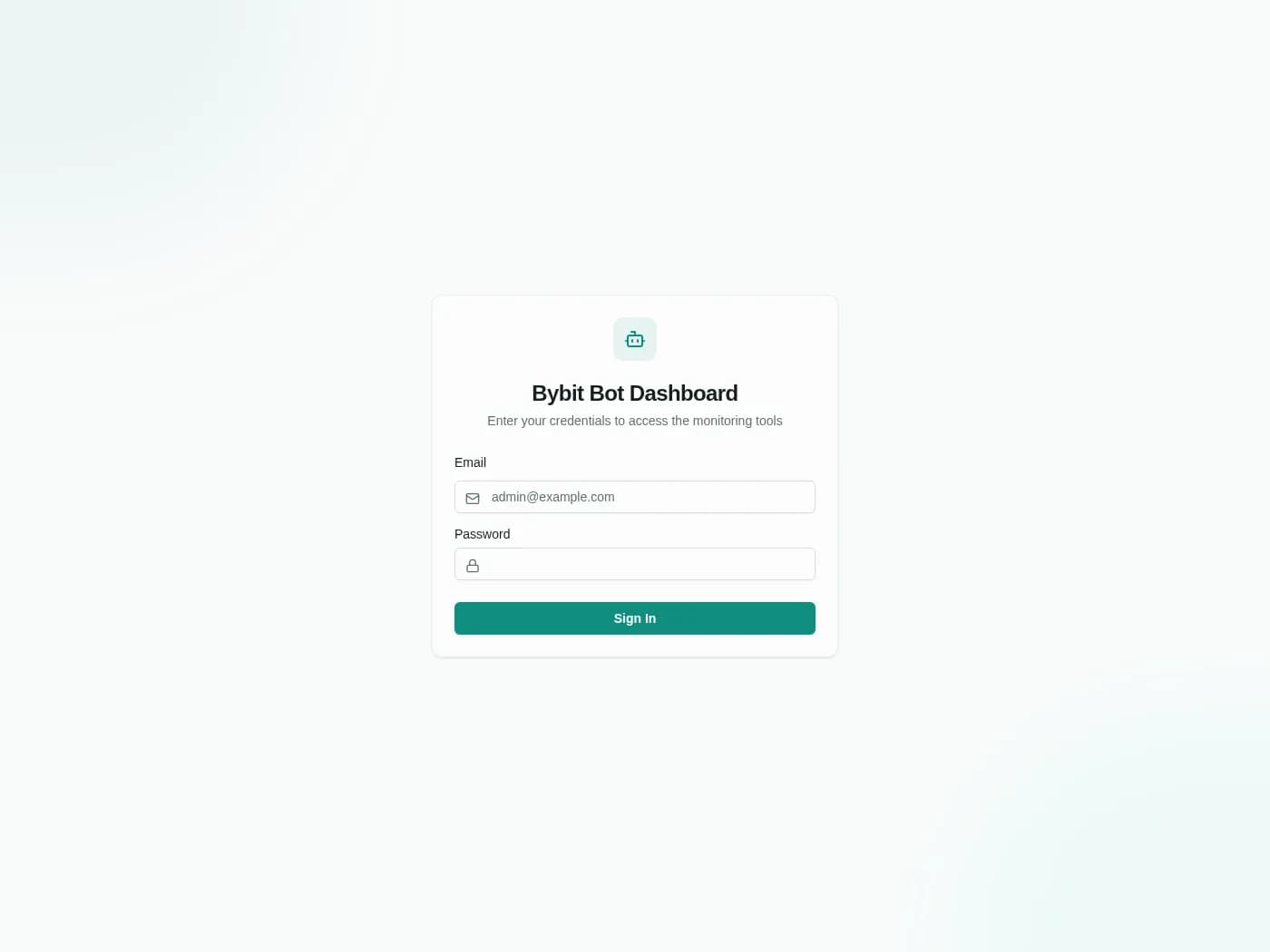 Bybit Bot Dashboard