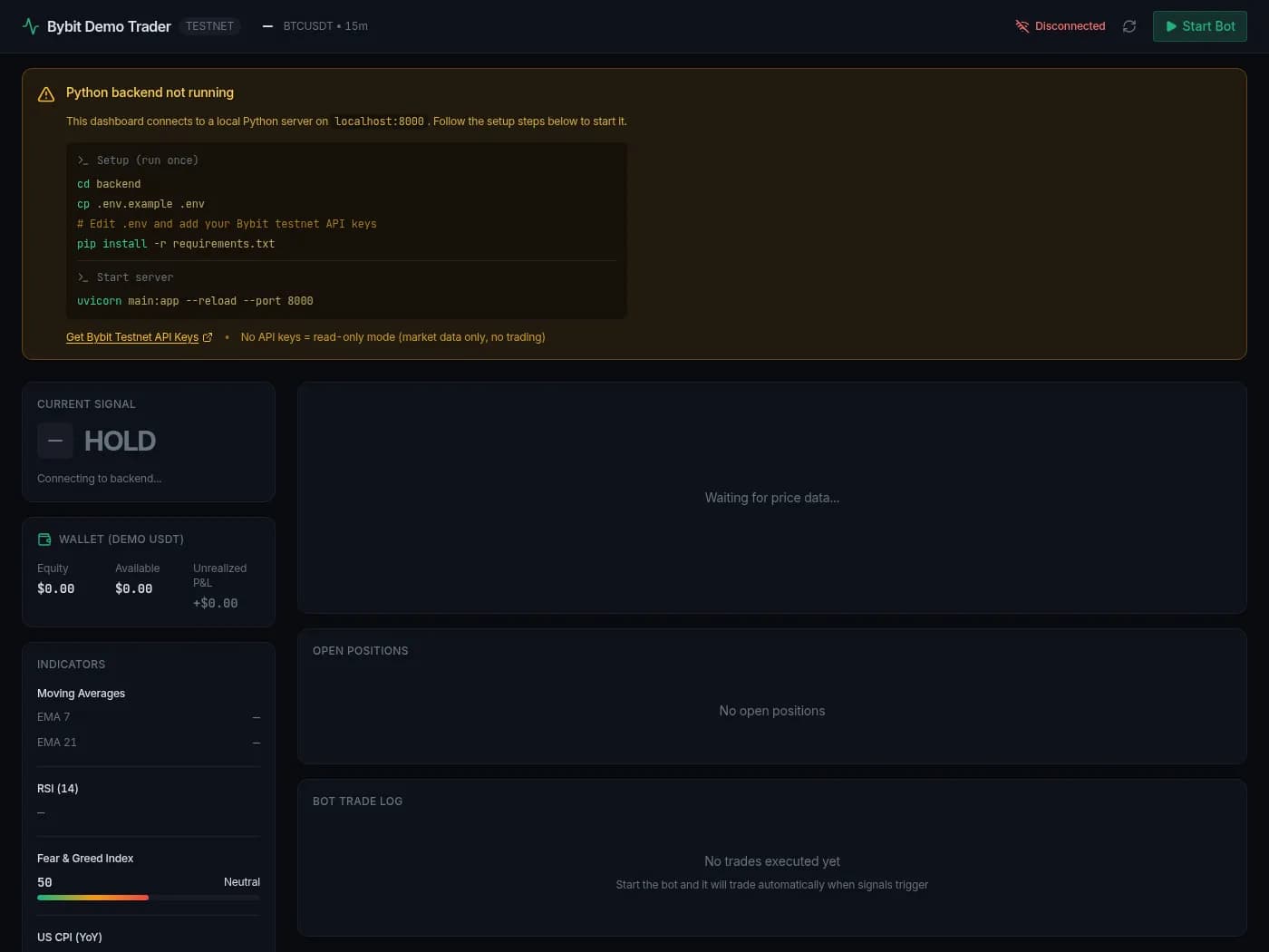 Bybit Demo Trader