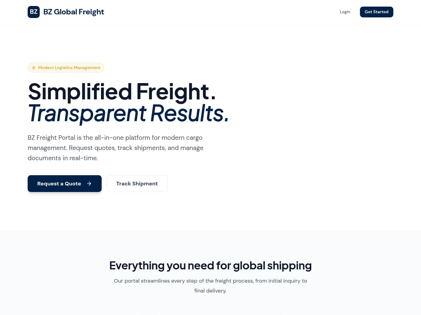 BZ Freight Portal