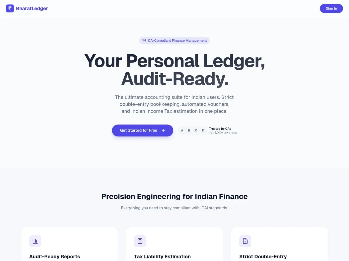 BharatLedger CA Finance Suite