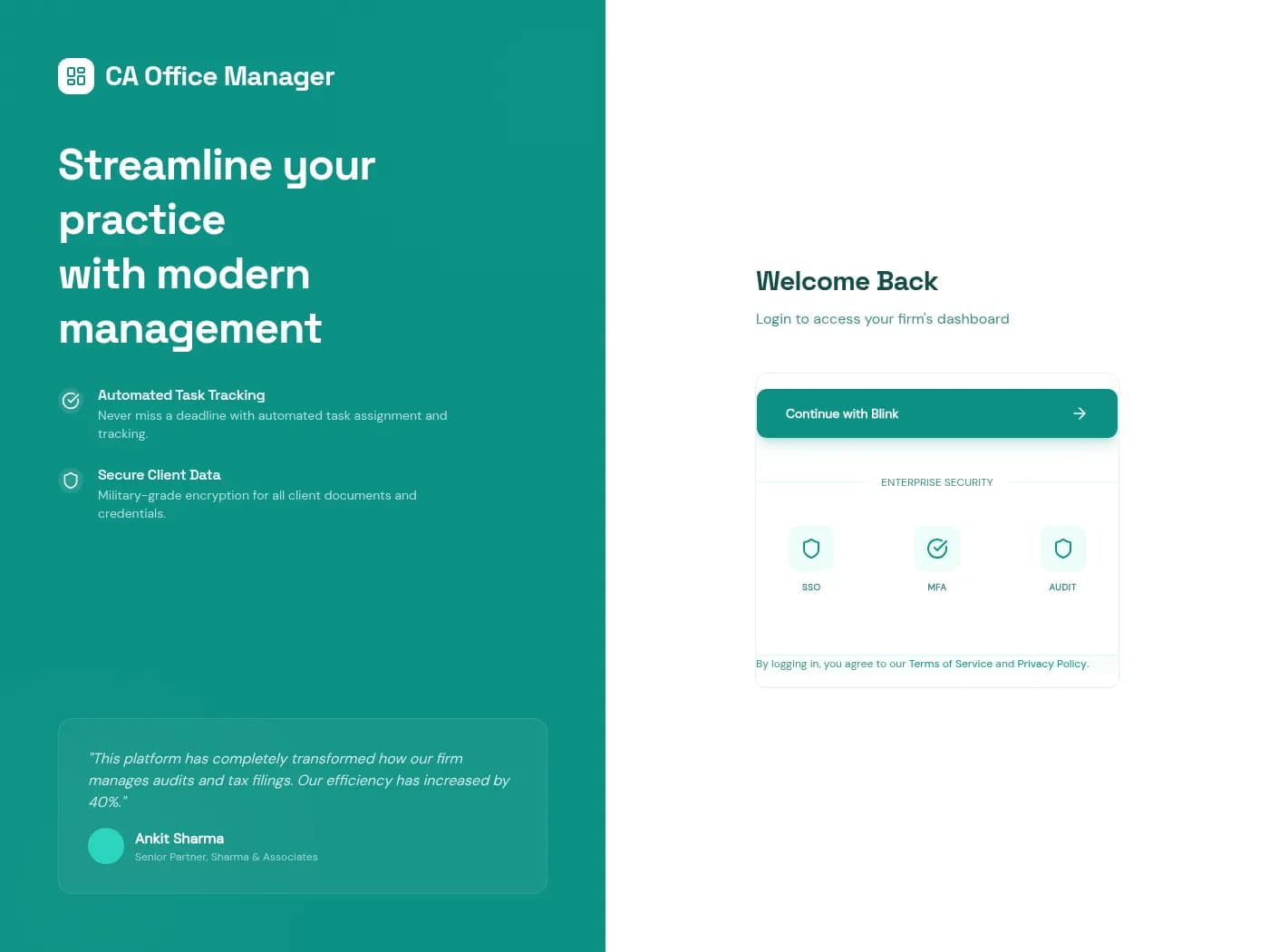 CA Office Manager