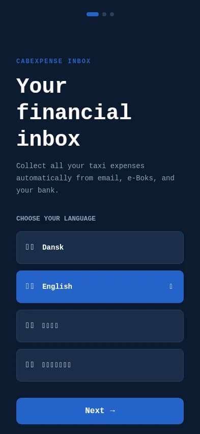 CabExpense Inbox