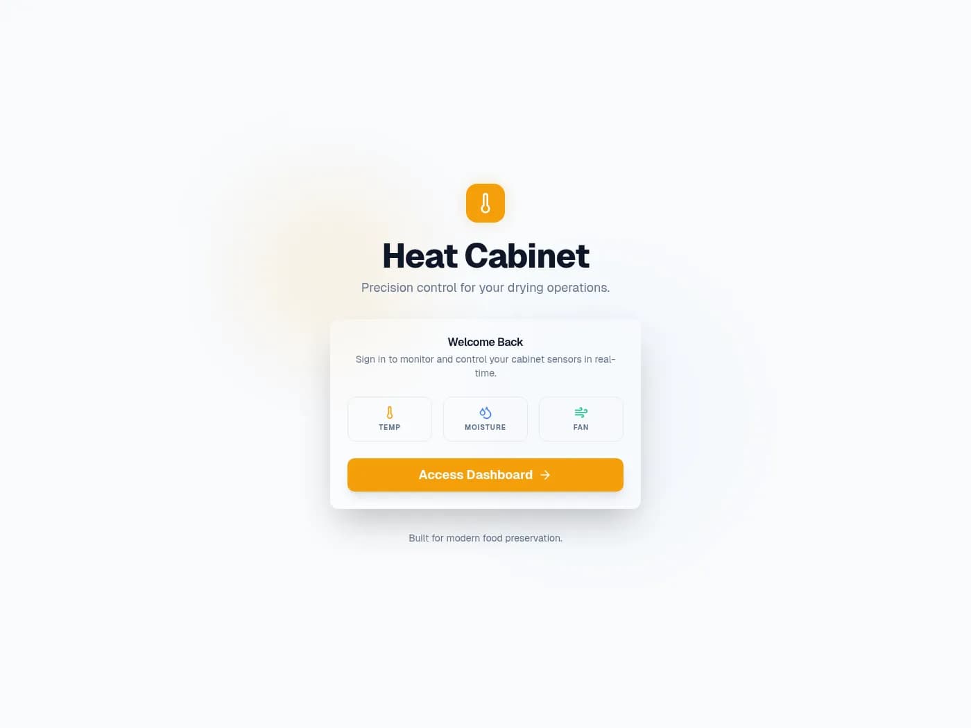 Heat Cabinet Monitor