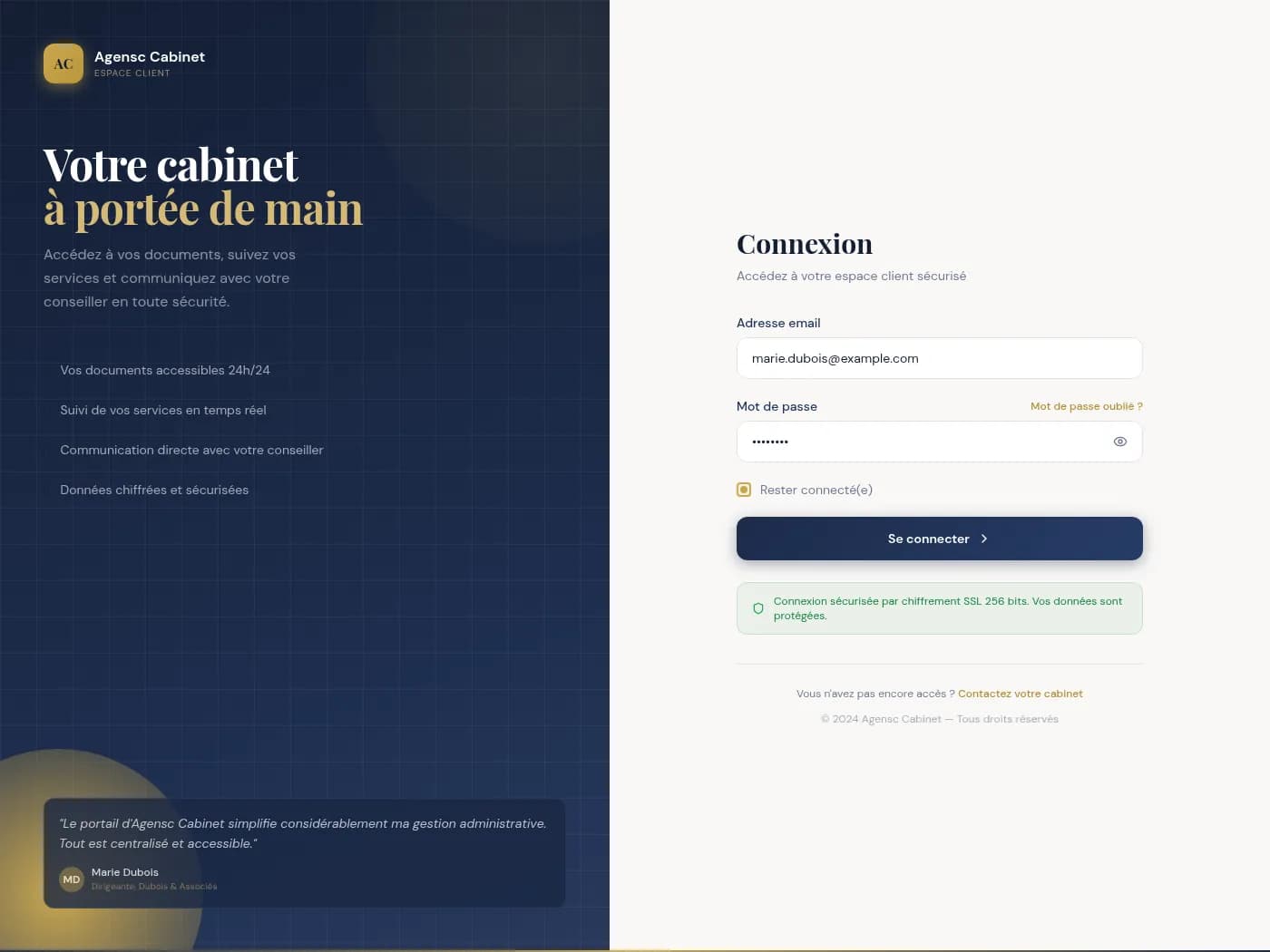 Cabinet Portal Clone