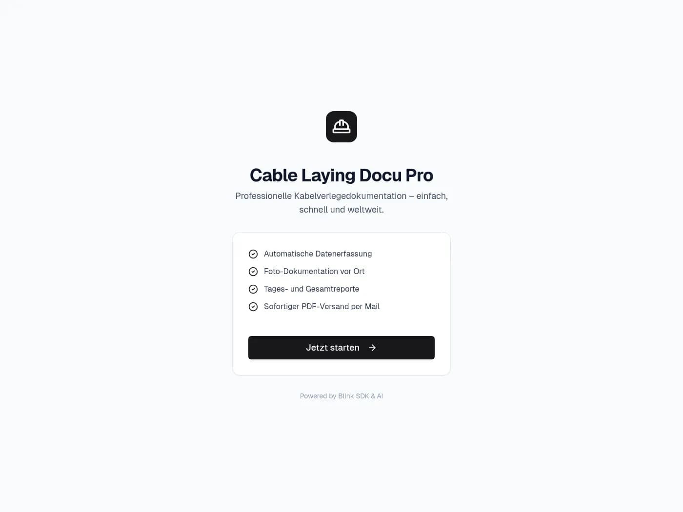 Cable Laying Docu Pro