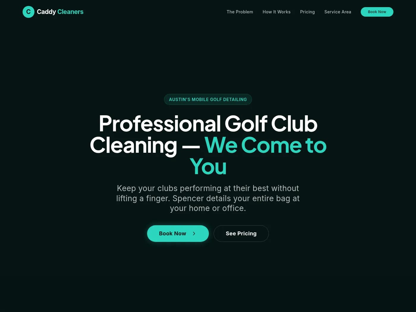 Caddy Cleaners Web