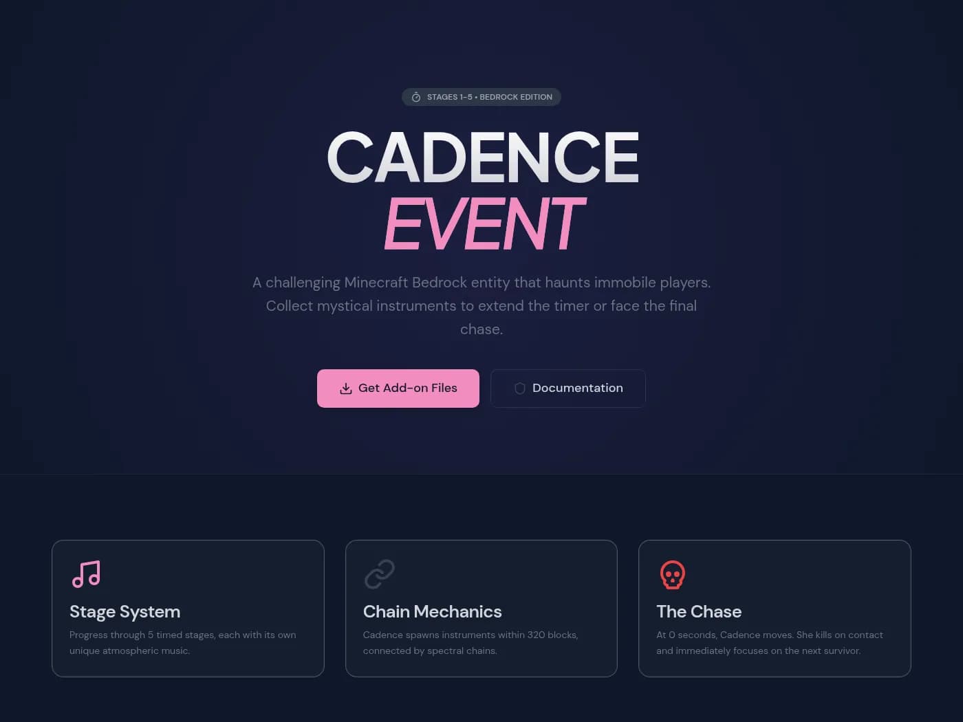 Cadence Minecraft Event