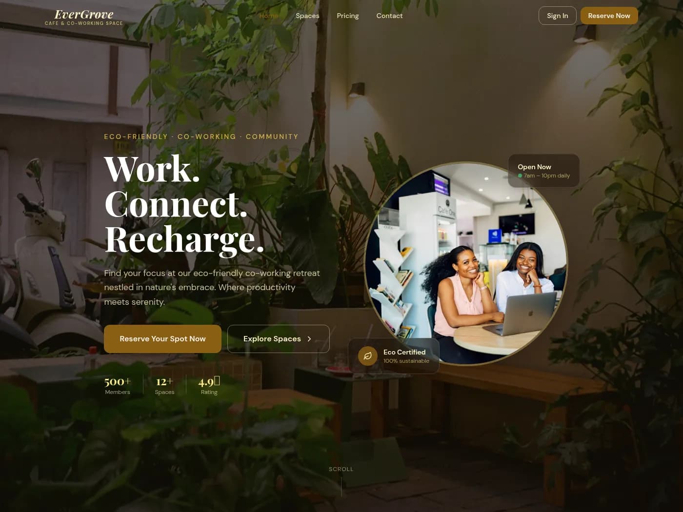 Cafe CoWork Connect