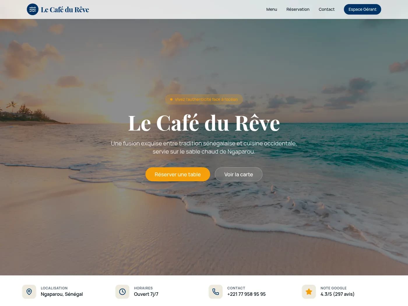 Le Café du Rêve Web