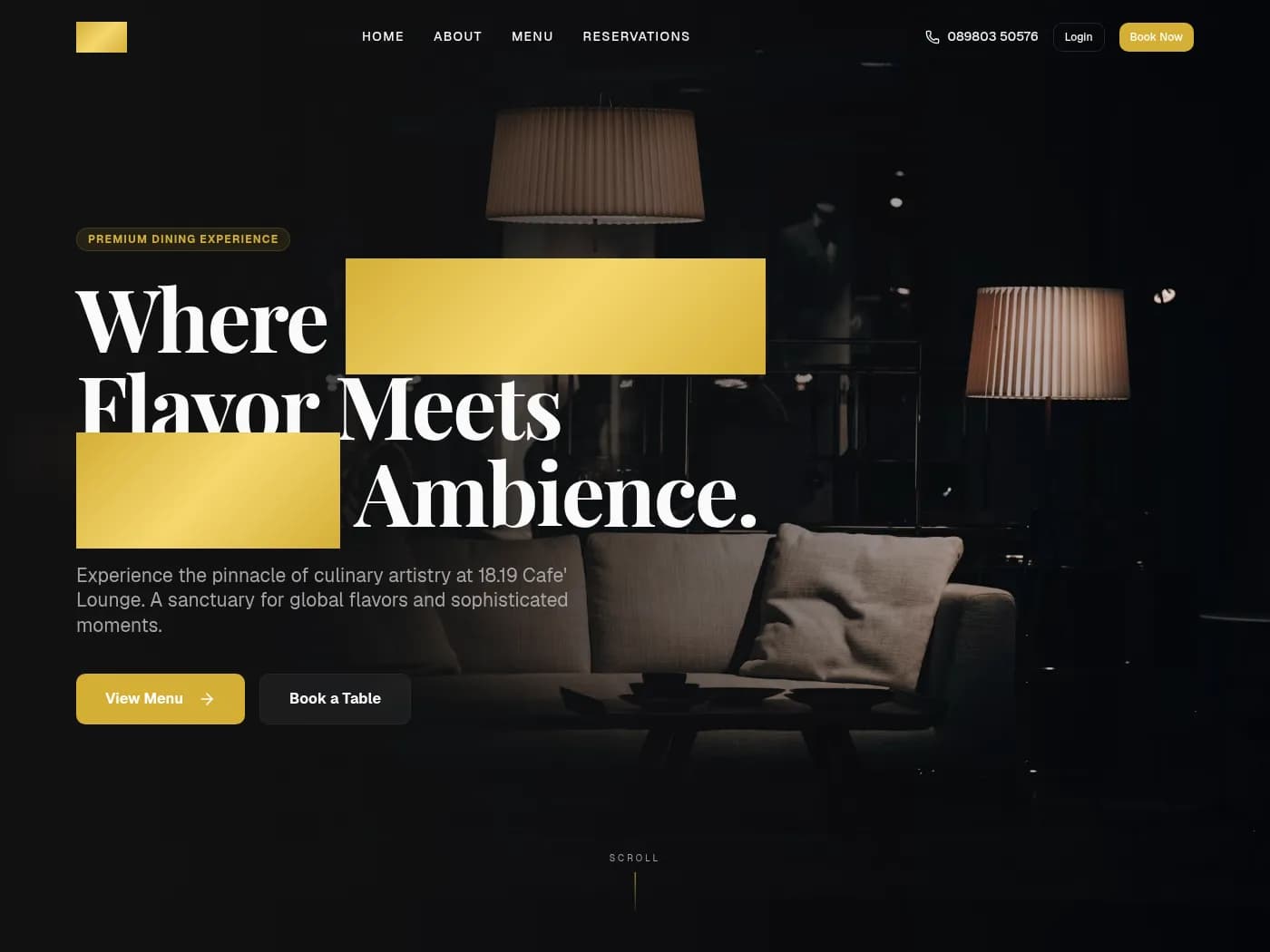 Cafe Lounge Luxe Site