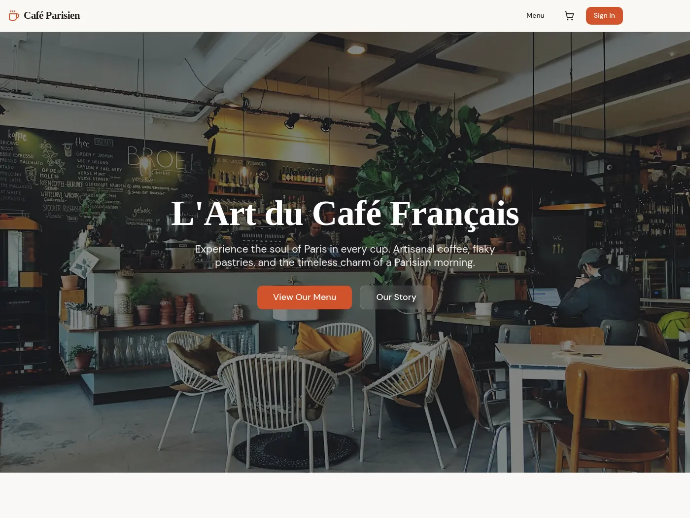 Café Parisien Online