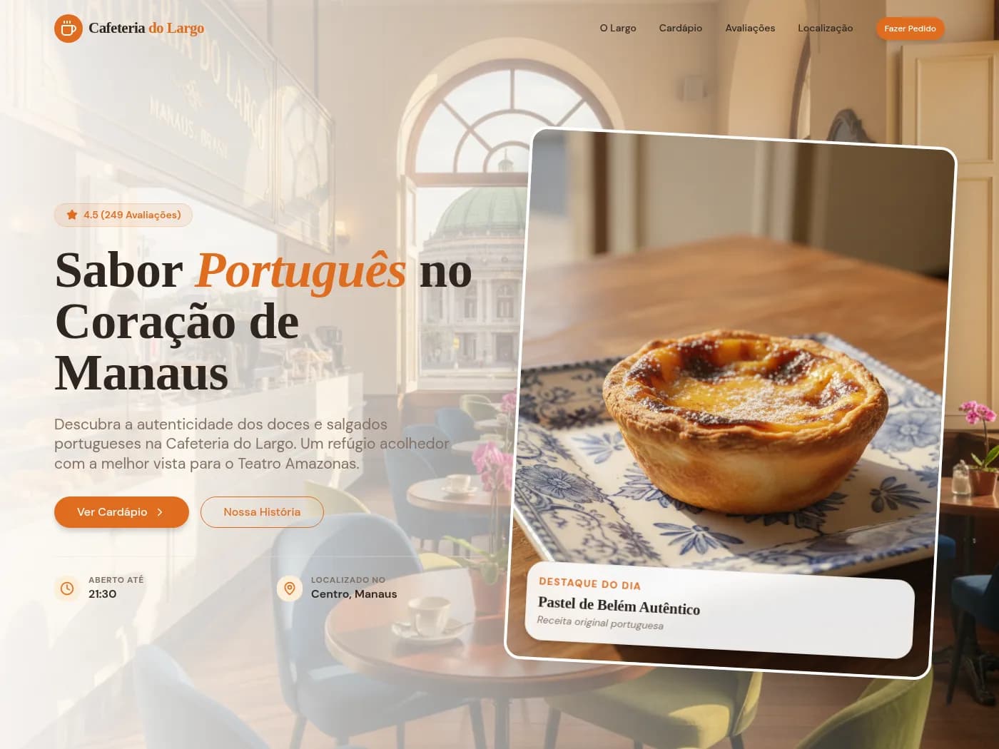 Cafeteria do Largo Site