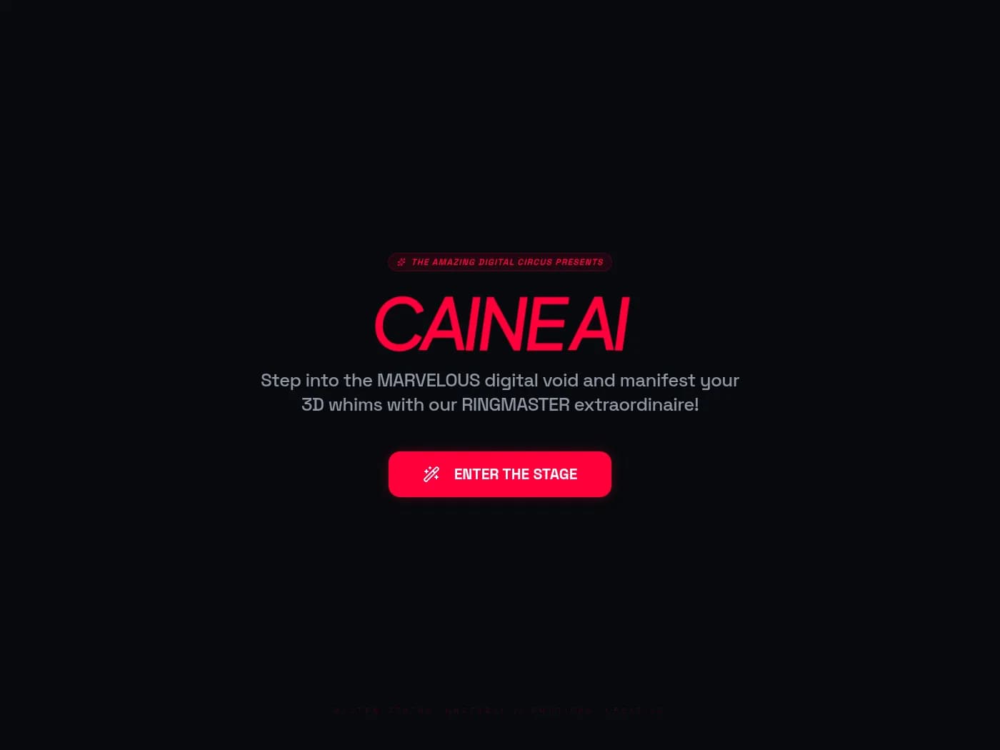 Caine 3D Creator AI