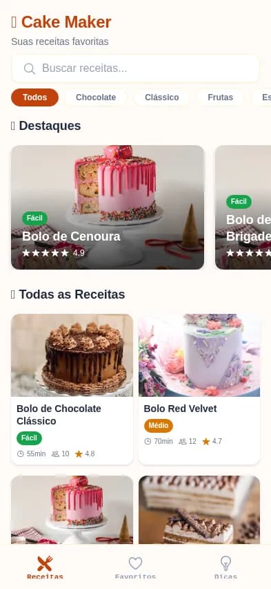Cake Maker App