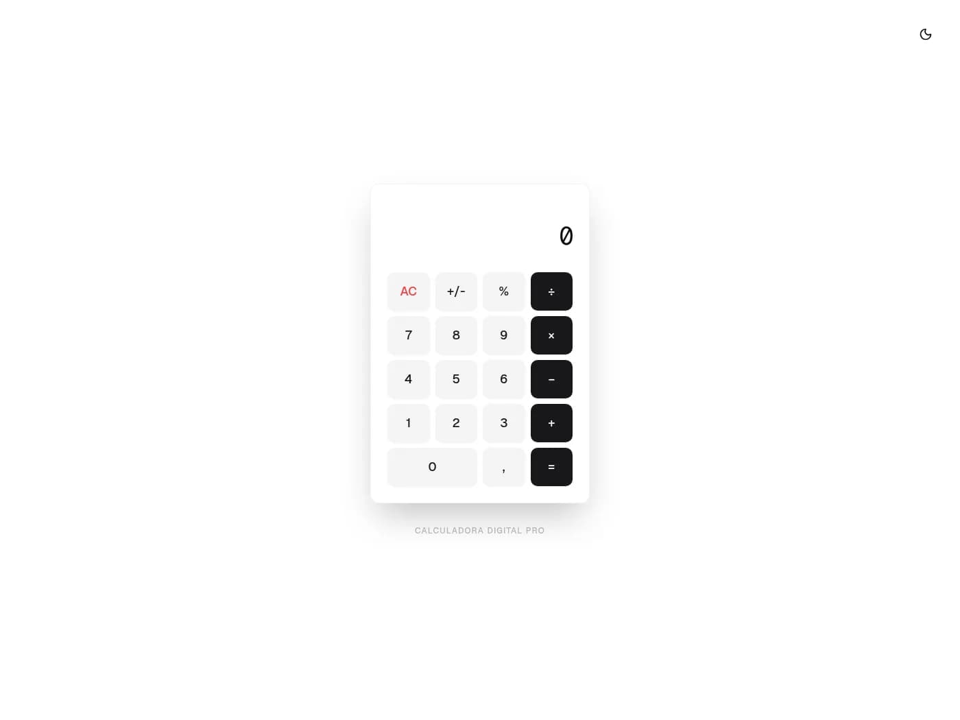 Calculadora Digital Pro