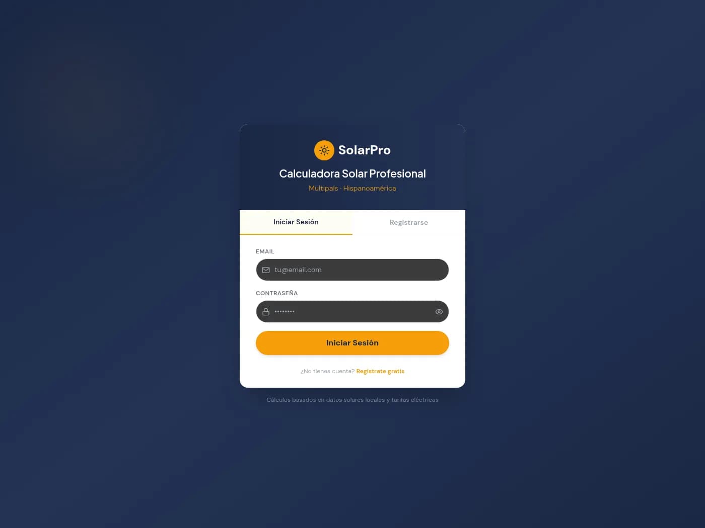 Calculadora Solar Pro MultiPaís