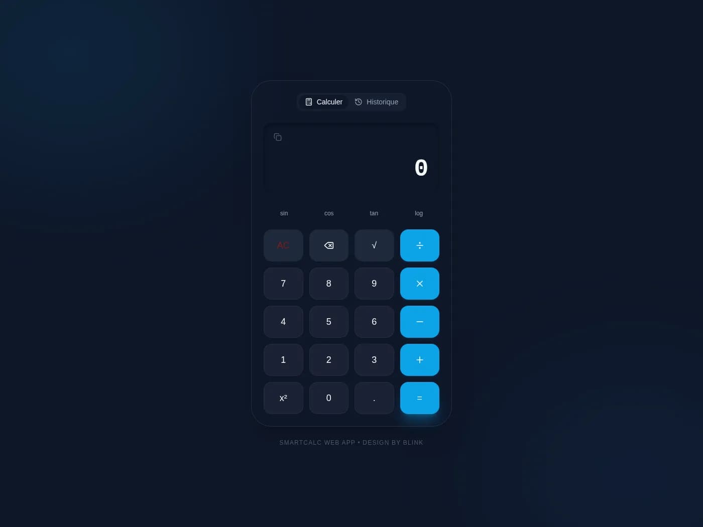 SmartCalc Web App