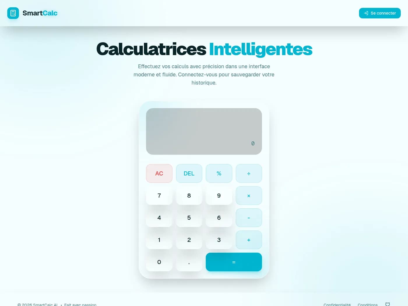 Smart Calculator Site