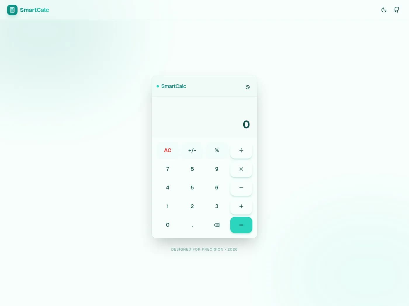 SmartCalc Web App
