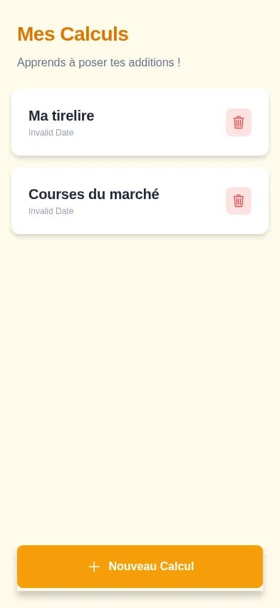 Calcul Posé Interactif