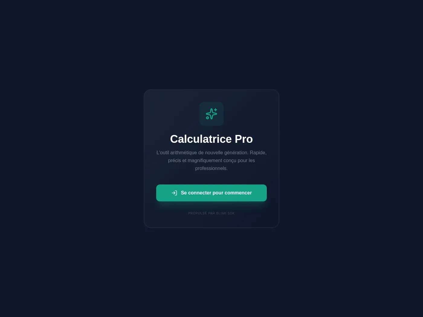 Calculatrice Pro