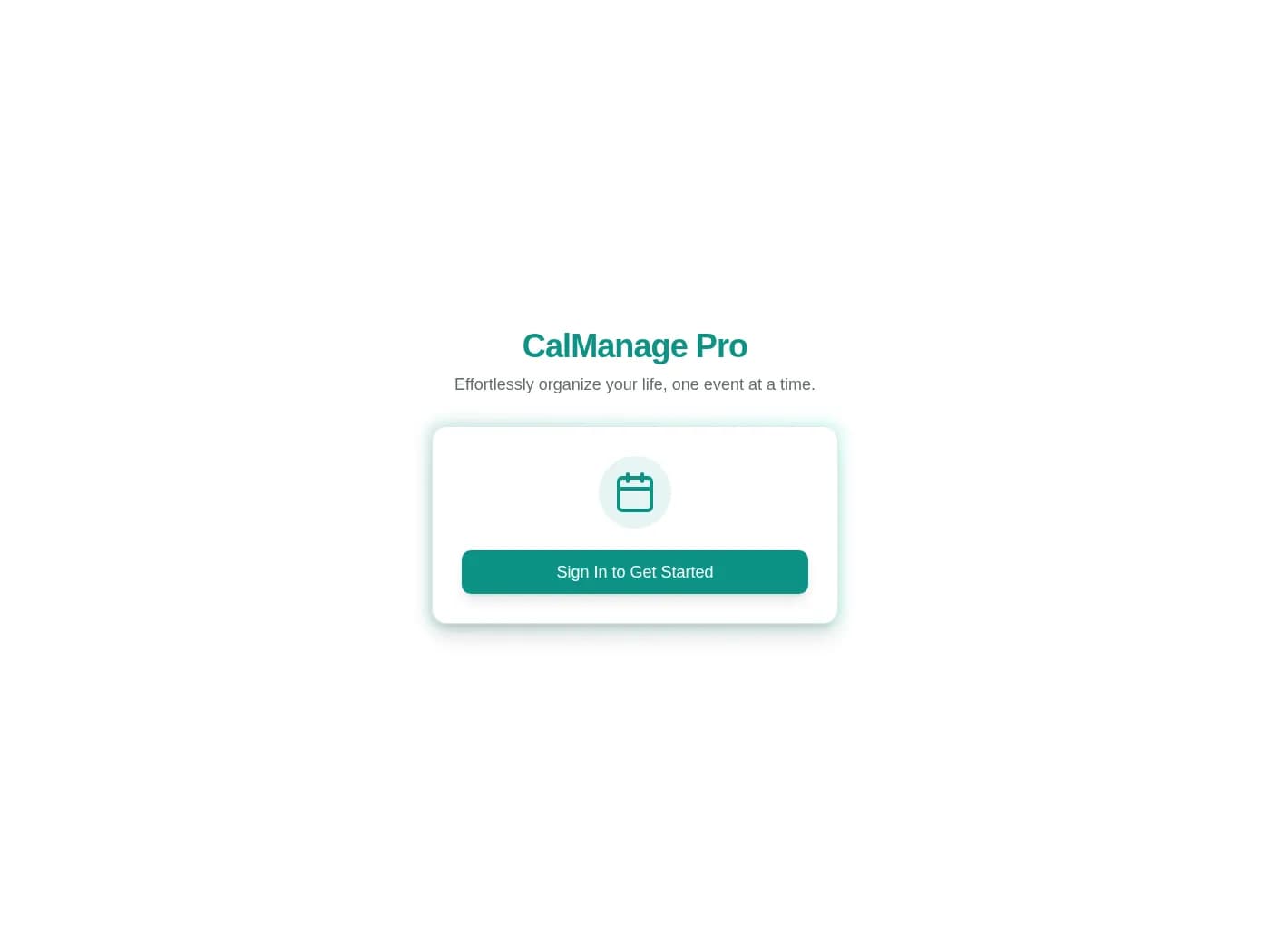 CalManage Pro
