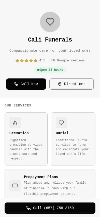Cali Funeral Services